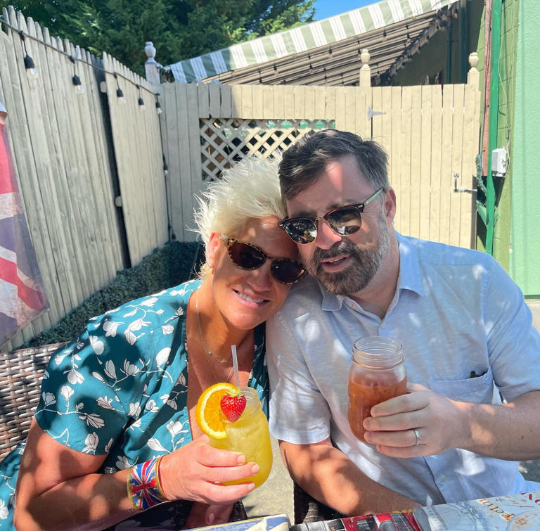 Anne Burrell’s husband, Stuart Claxton, seen for the first time since chef’s tragic death