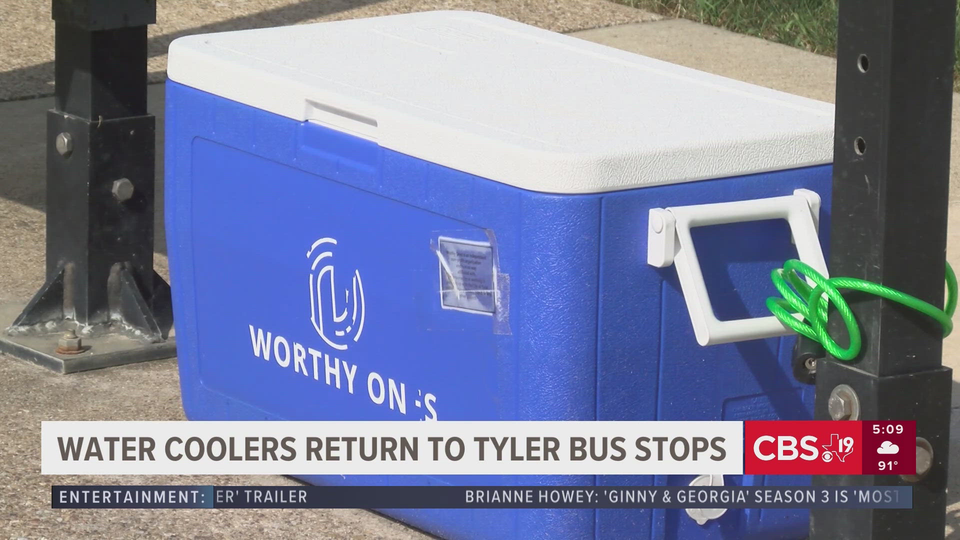 Water coolers return to Tyler bus stops as part of Bus Stop Water Project