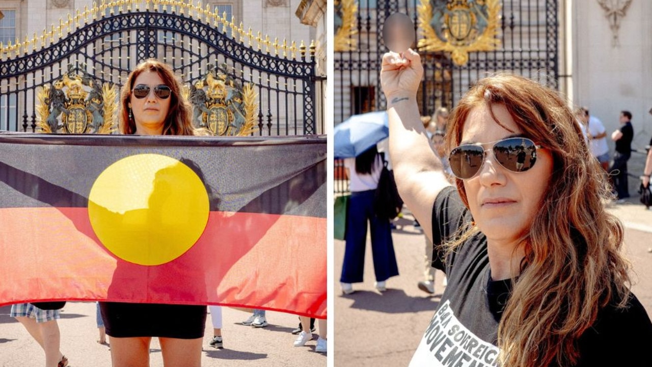 Lidia’s rude act outside Buckingham Palace