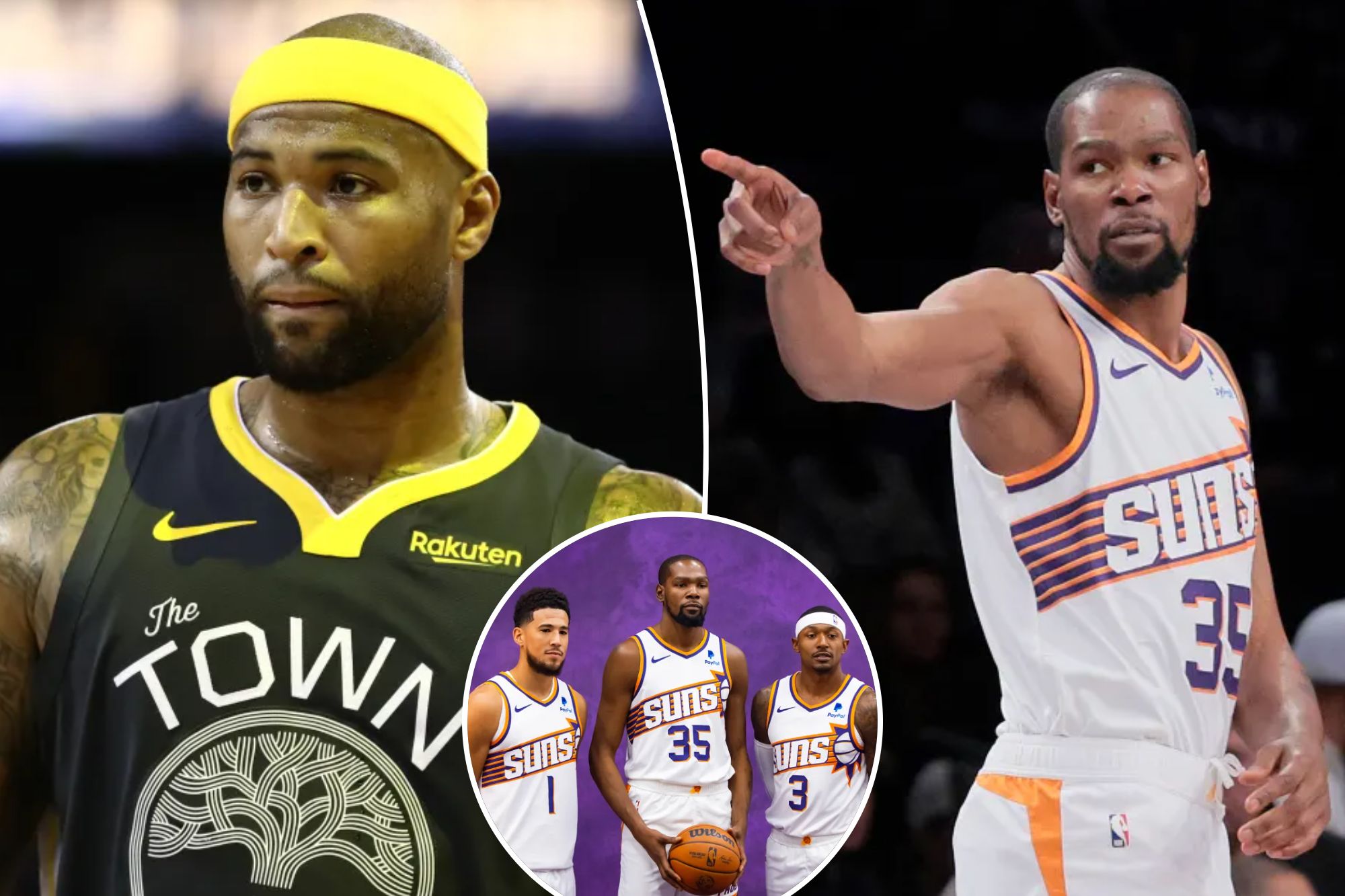 Kevin Durant quickly responds after Demarcus Cousins claims Suns had ...