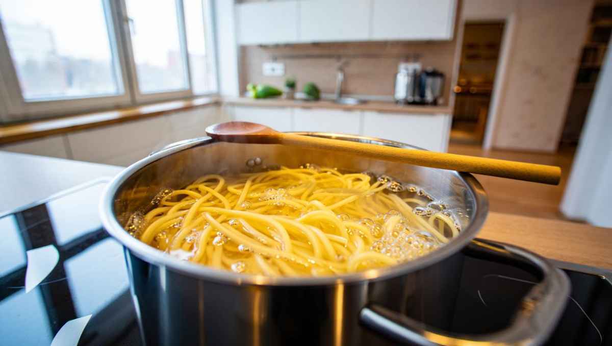 Why putting a wooden spoon over the pasta pot really works