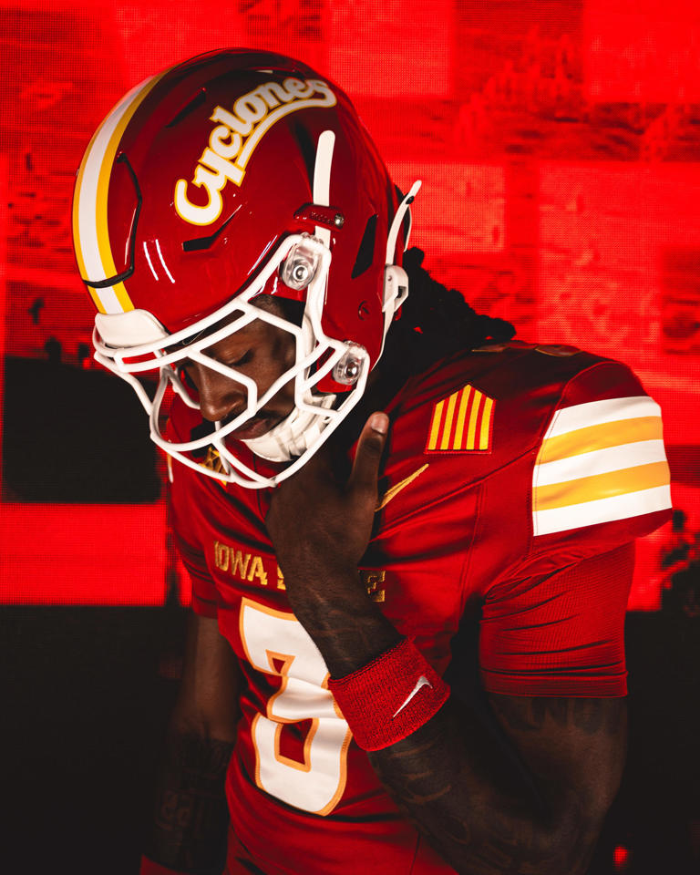Iowa State football unveils new helmets for 2025 season