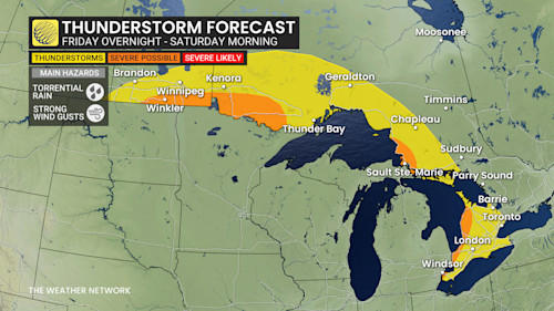Dangerous heat, storm risk build across Ontario this weekend