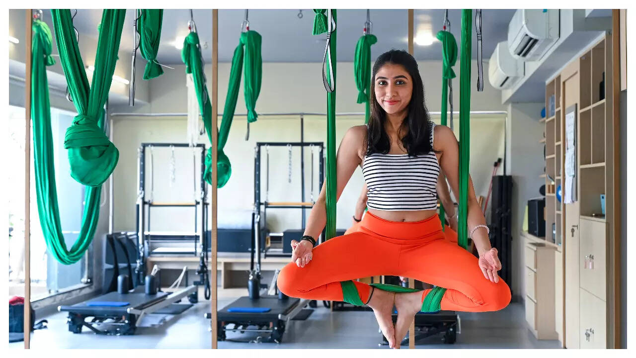 Aerial yoga is the best form of workout and relaxation: Netri Trivedi