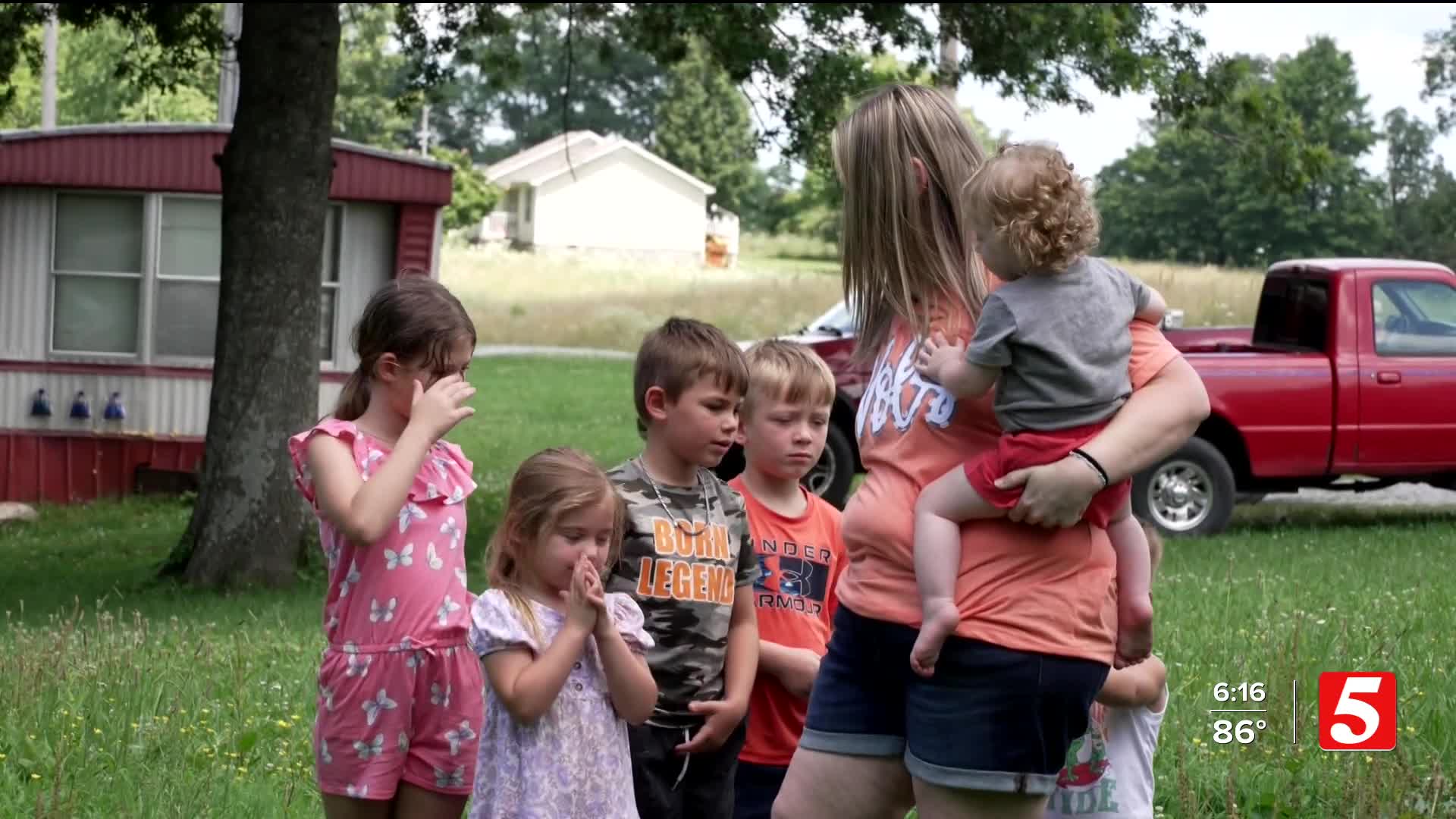 Single mother of seven seeks community support after devastating house ...