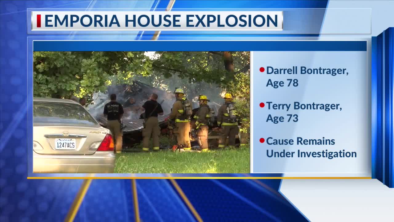 Police identify couple killed in Emporia house explosion