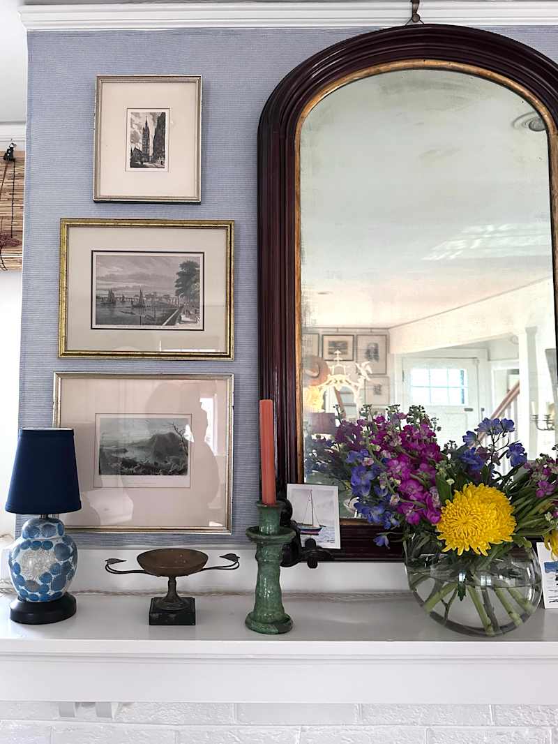 Painted Floors and Found Treasures Make a 98-Year-Old Home a Coastal ...