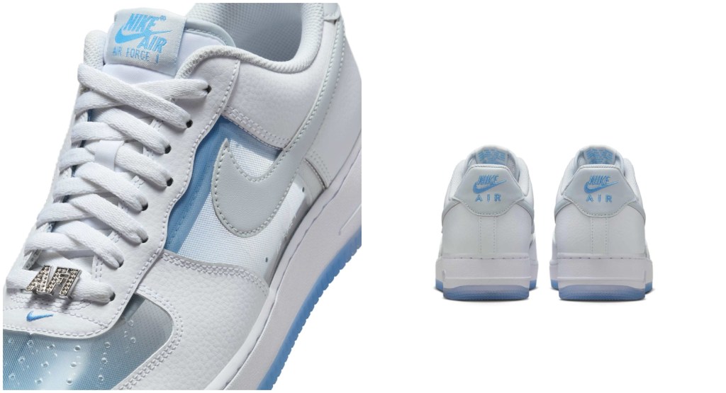 Nike Is Releasing New See-Through Air Force 1 Sneakers With Bling