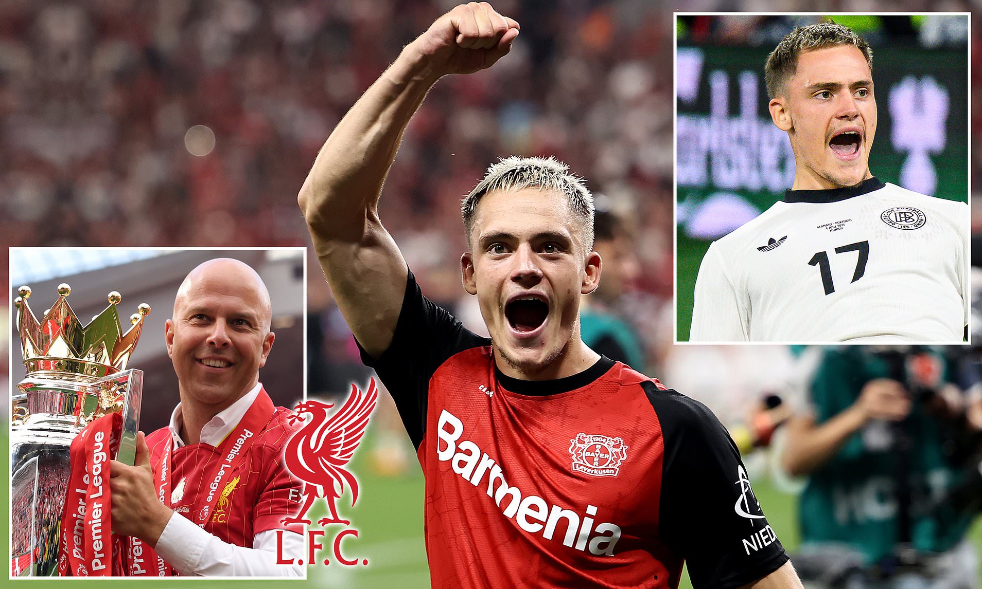 Florian Wirtz completes British record £116m move to Liverpool - as ...