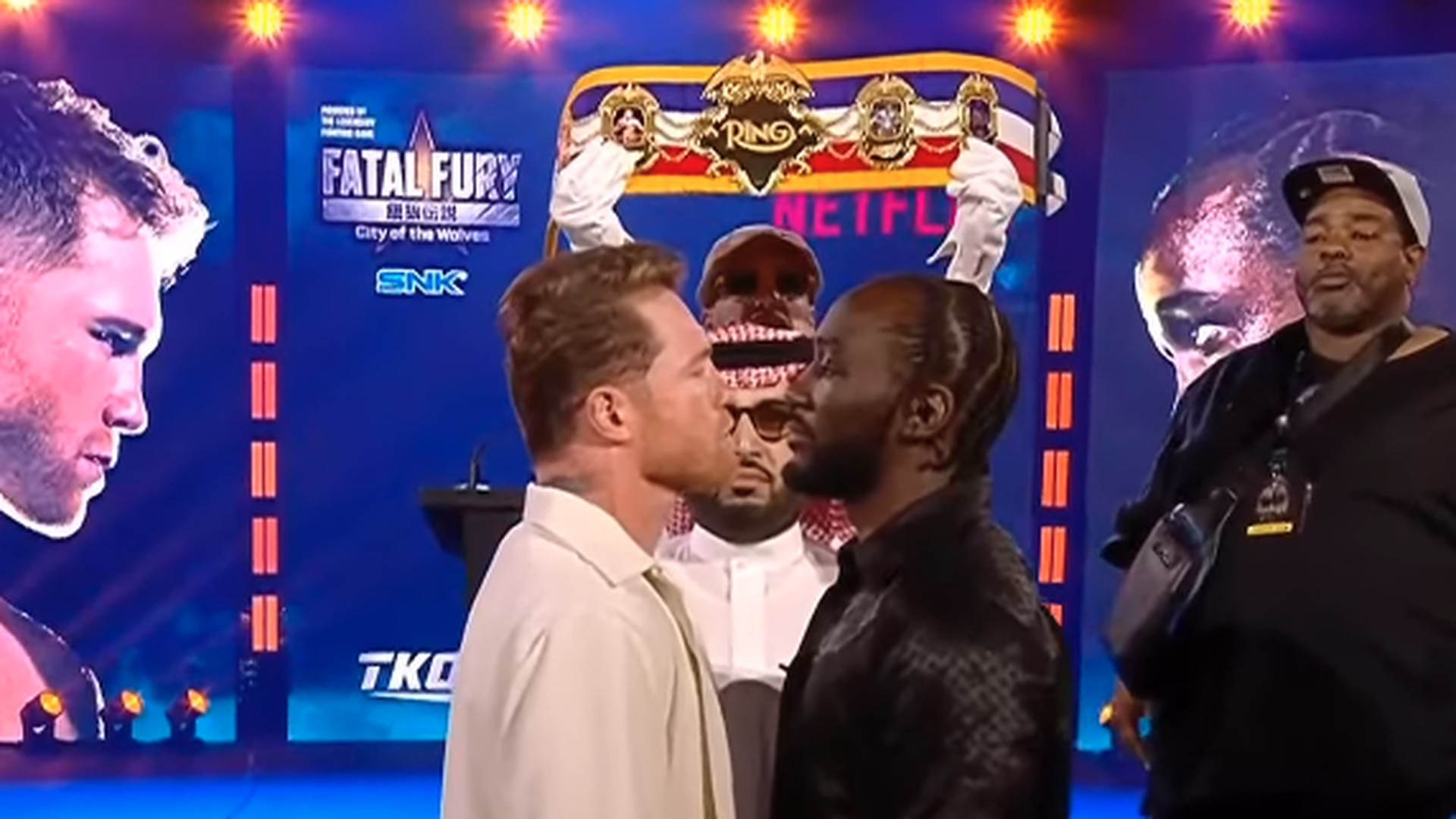 ‘You’re nothing different’: Canelo Alvarez and Terence Crawford face ...