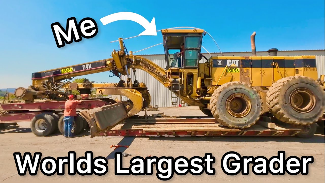 How To Haul The Worlds LARGEST Grader! (un-haul)
