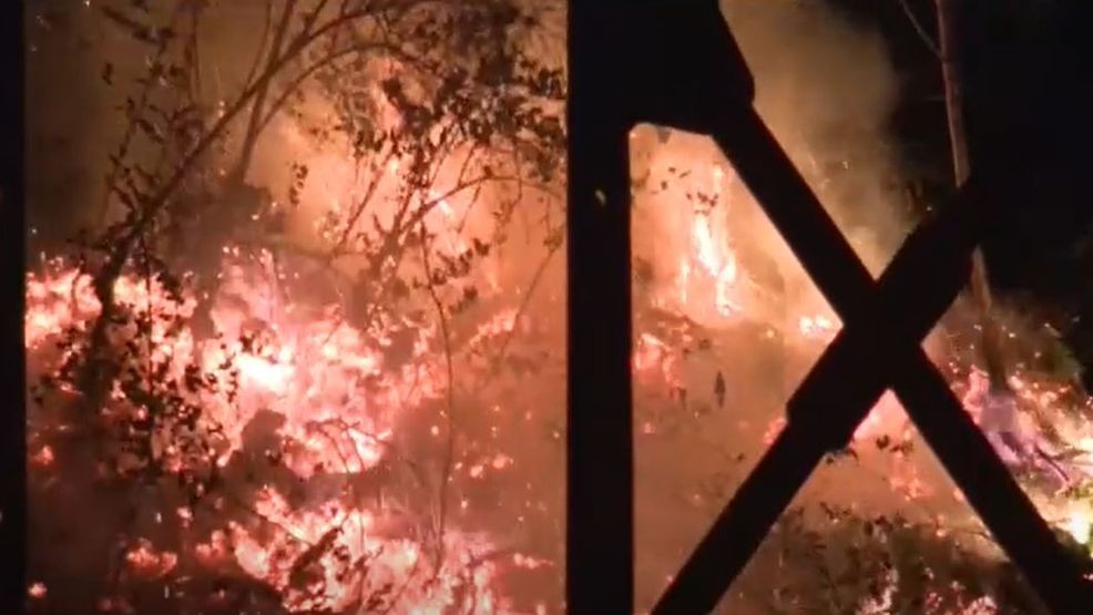 Rice Road Fire halted at 4.6 acres; highways reopened as fire crews mop up