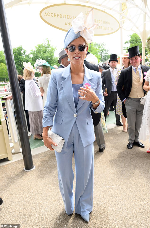 Zara Phillips catches the eye in stylish trouser suit at Ascot