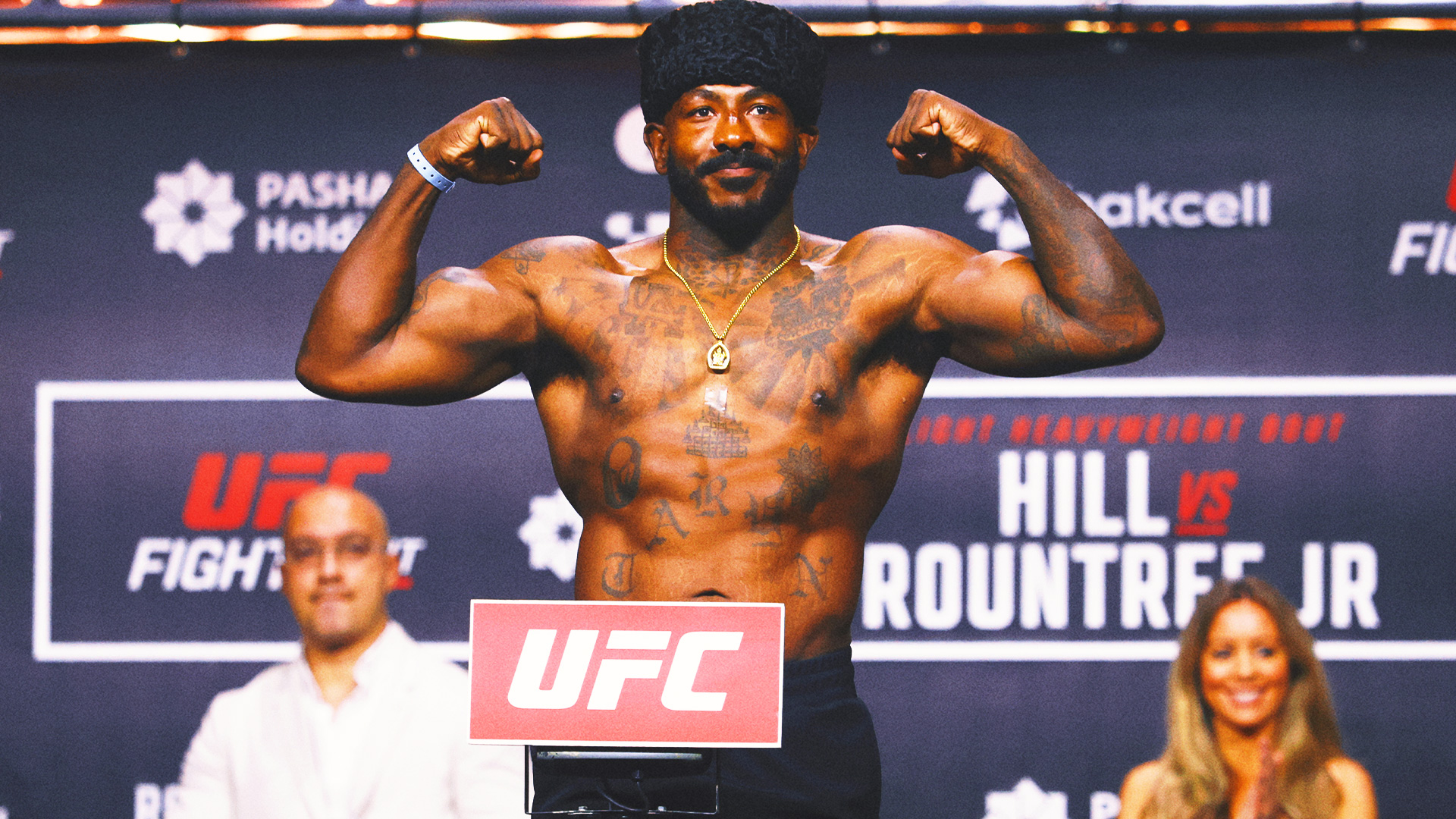 2025 UFC Fight Night Odds: Khalil Rountree, Jamahal Hill Tied On Board