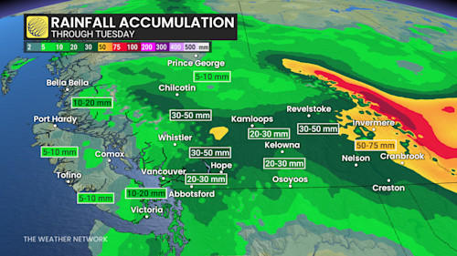 Beneficial rain on the way this weekend for parts of B.C.