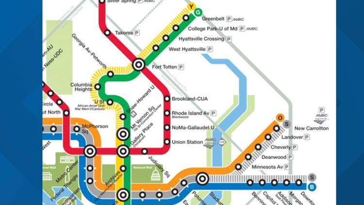New Metro maps show expanded Silver Line, upcoming changes to Yellow Line