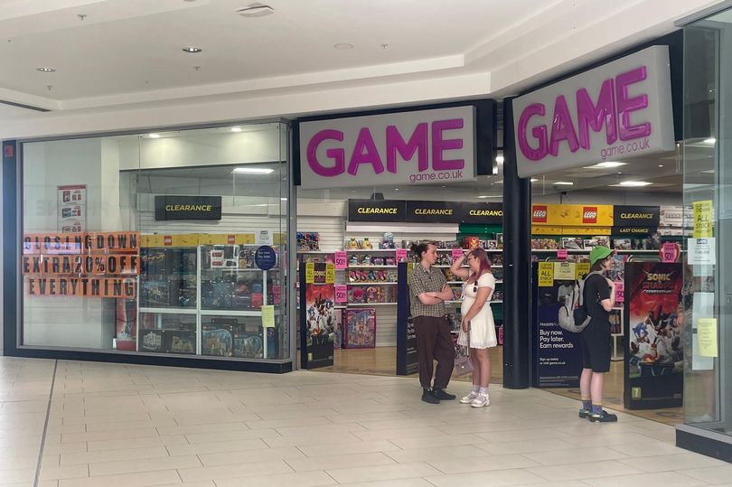 GAME store closing down in Nottingham's Victoria Centre