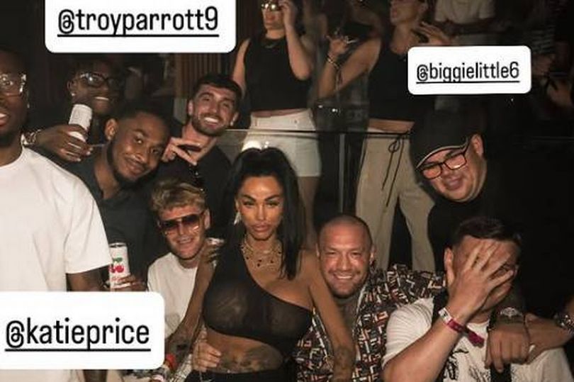 Gang boss Liam Byrne's son parties with Conor McGregor, Katie Price and Troy Parrot in Ibiza