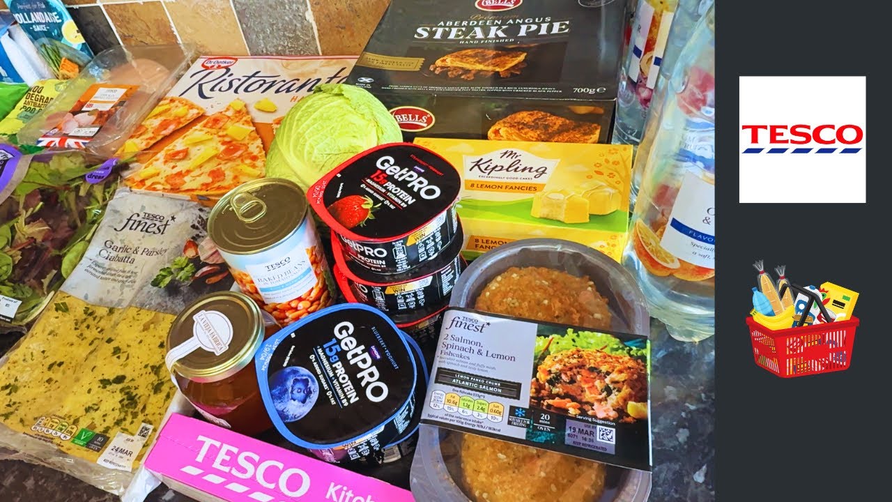 Tesco Scotland Grocery Haul | UK Family Food Shop | 15th March Haul