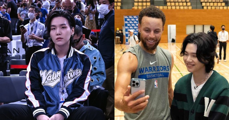 NBA welcomes ambassador BTS SUGA back; ARMY hope to see basketball ...