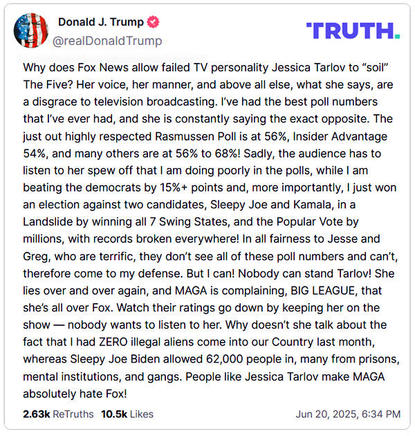 ‘Listen to Her Spew Off!’ Jessica Tarlov Clip Sends Trump Into Full Fox Meltdown – ‘MAGA is ...