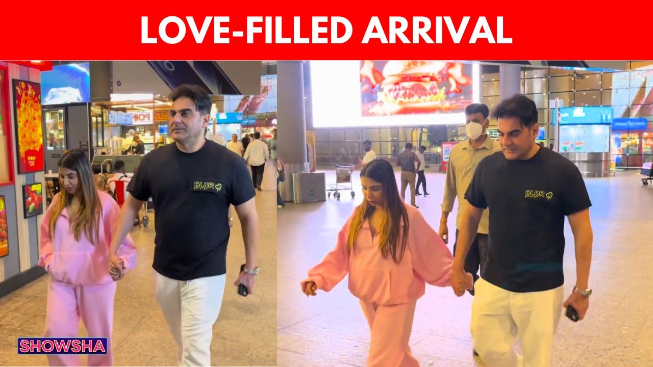 Arbaaz Khan & Pregnant Wife Sshura Return From Dubai Vacation, Walk ...