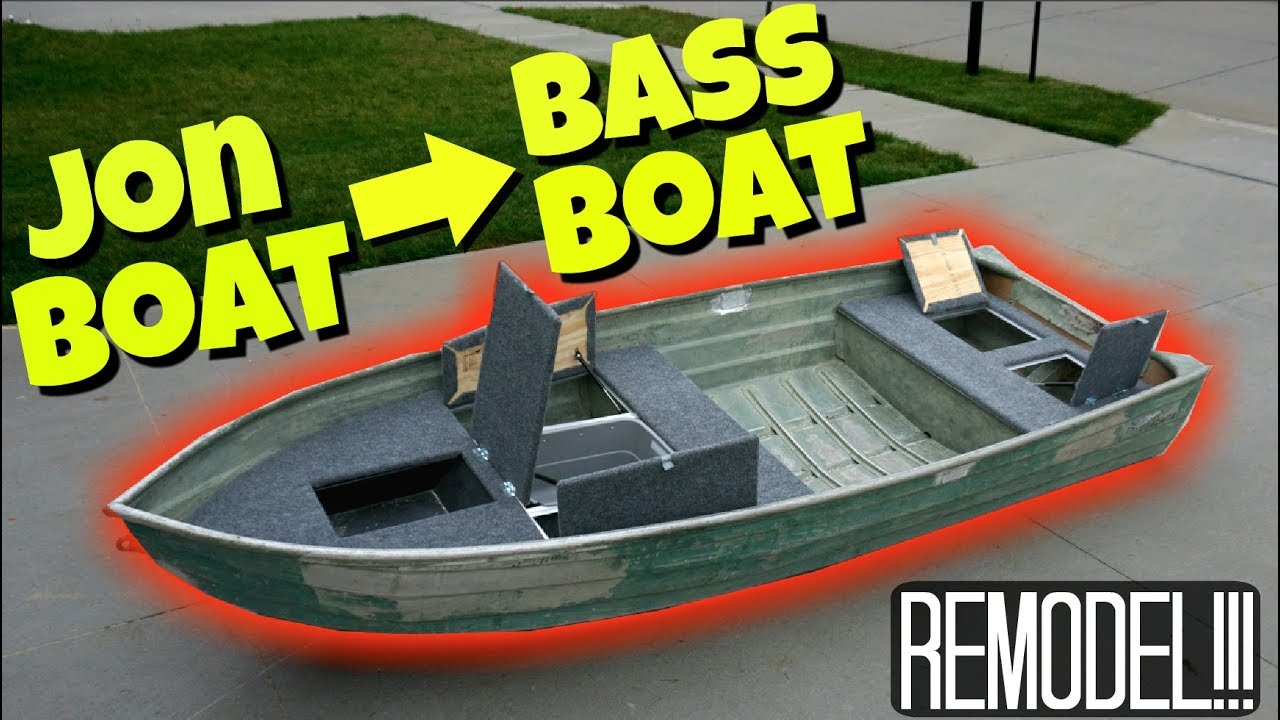 Jon boat fully upgraded into ultimate bass fishing vessel