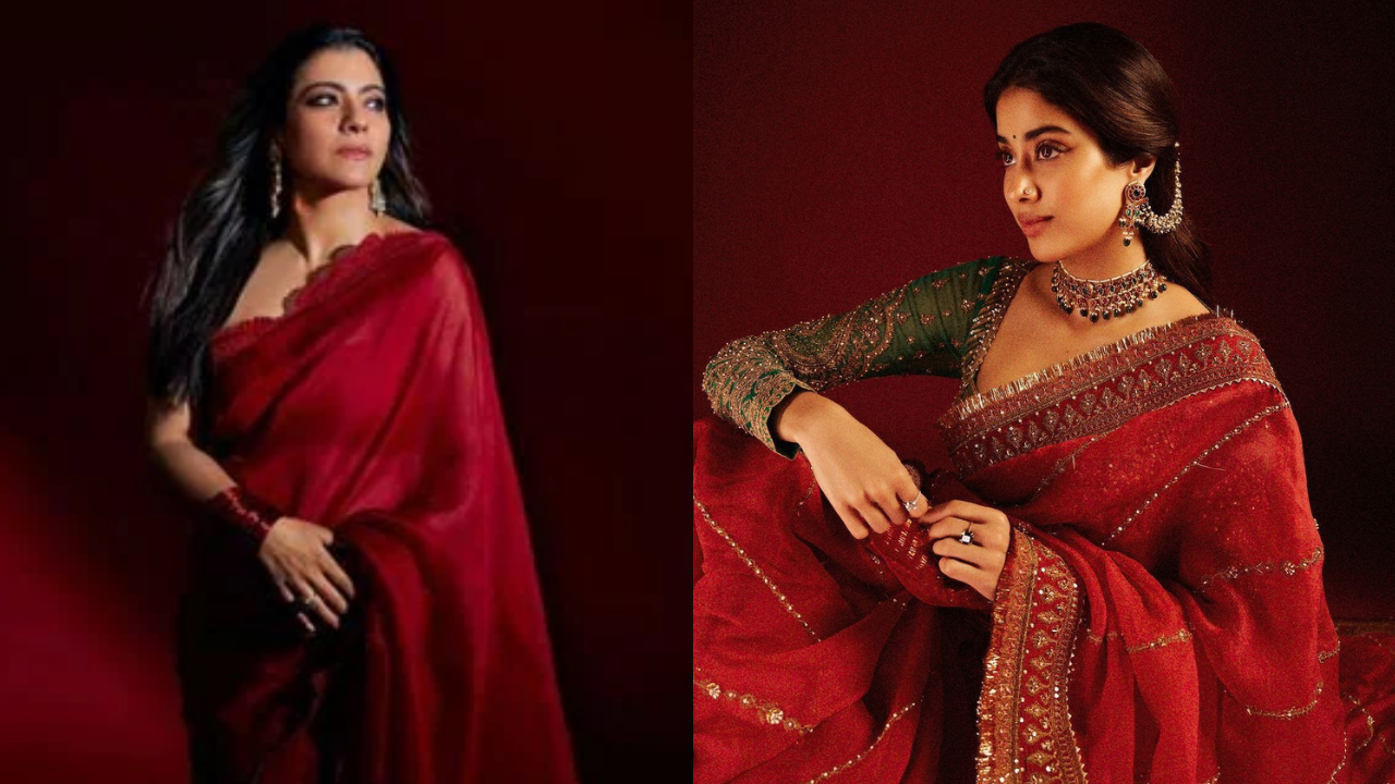 Channelise your inner Shakti in these 5 divine red sarees approved by ...