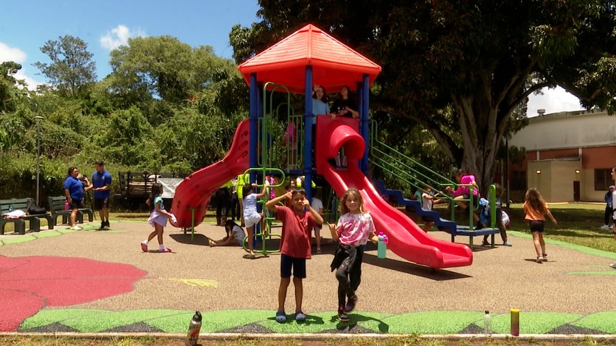 Setback to comeback: Wahiawa playground reopens with community support