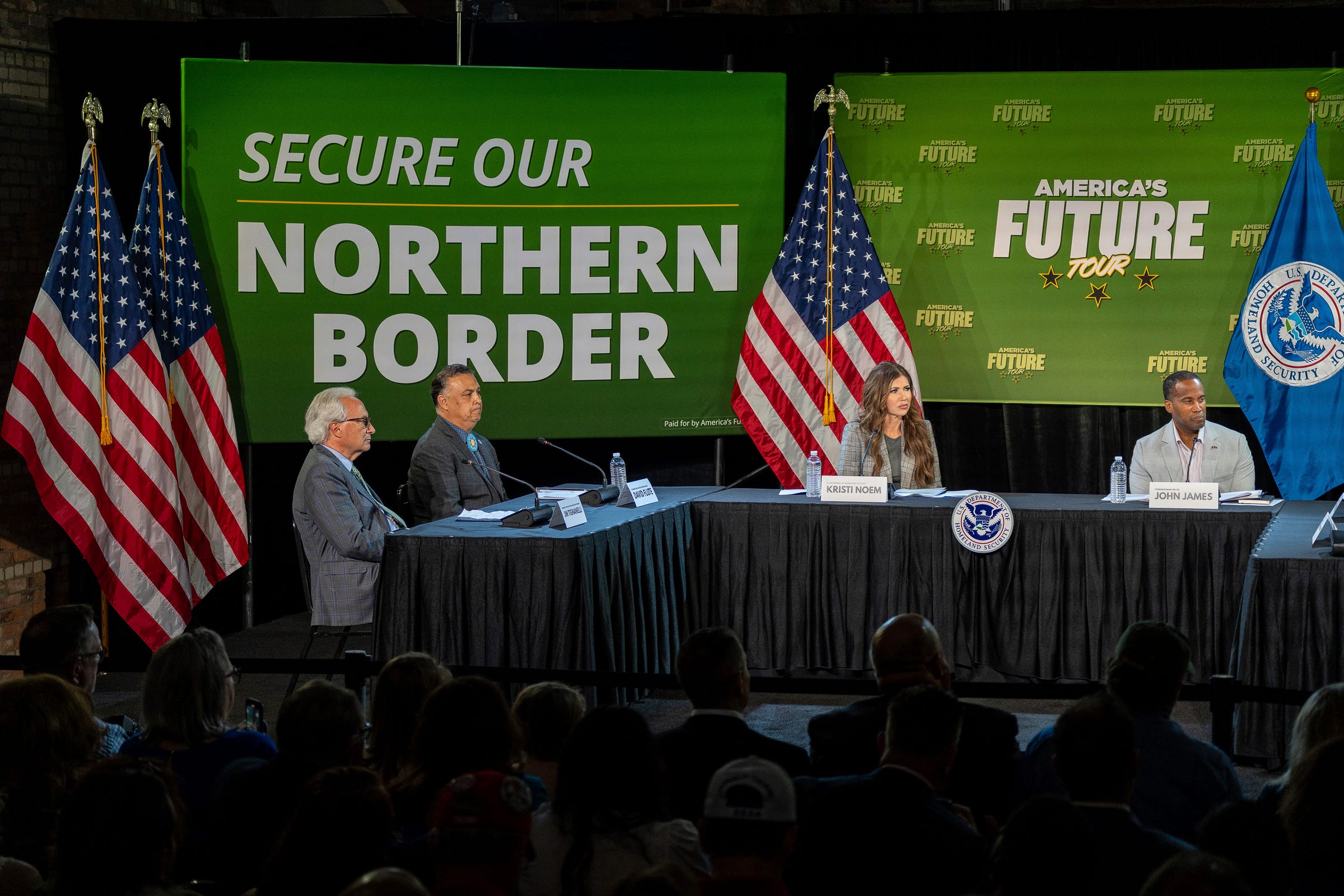 U.S.-Canada border threat growing, Homeland Secretary Kristi Noem says ...