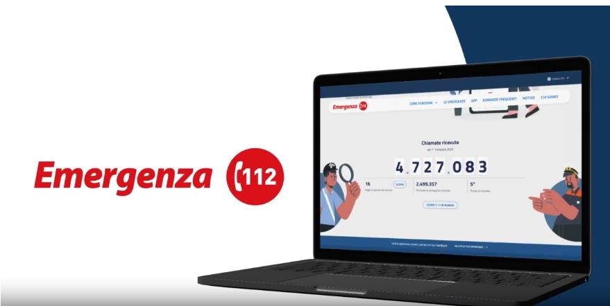 Online il nuovo sito italiano del Numero unico d'emergenza 112