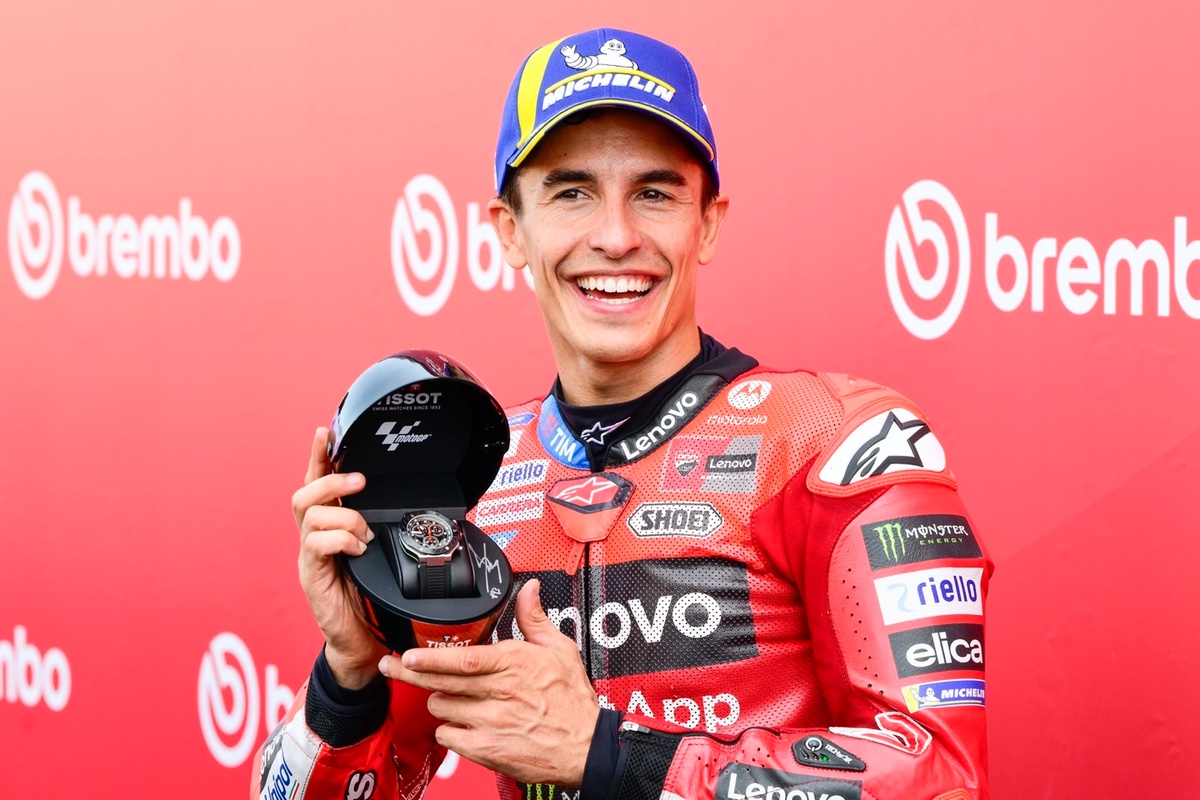 MotoGP Italian GP: Marquez snatches pole in factory Ducati 1-2