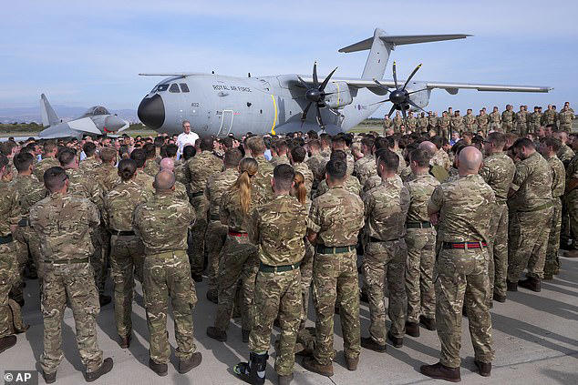 Man is arrested 'for spying on British RAF base in Cyprus' as tension ...