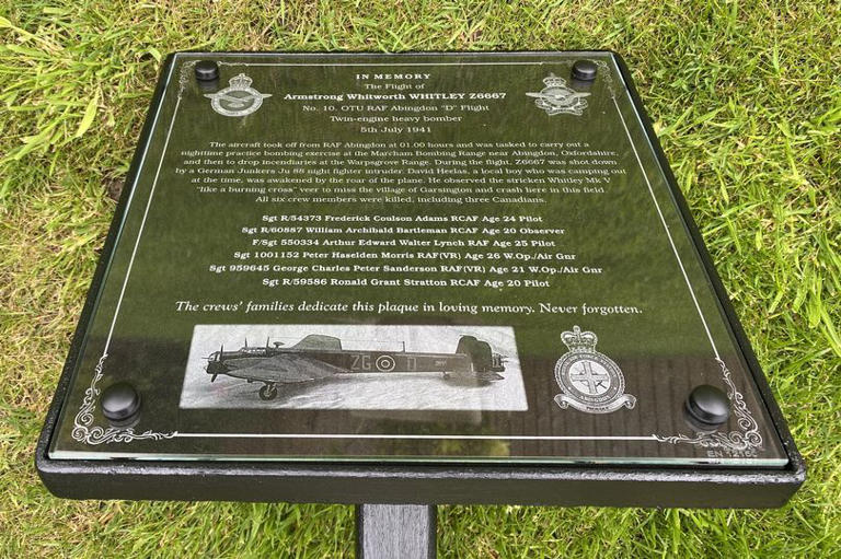 Flypast tribute planned for Middlesbrough airman who died in WW2 aged ...