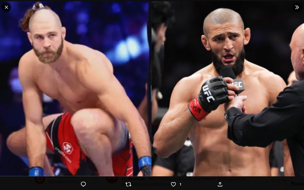 Jiri Prochazka merasa punya hak untuk pertarungan sabuk, Khamzat ...
