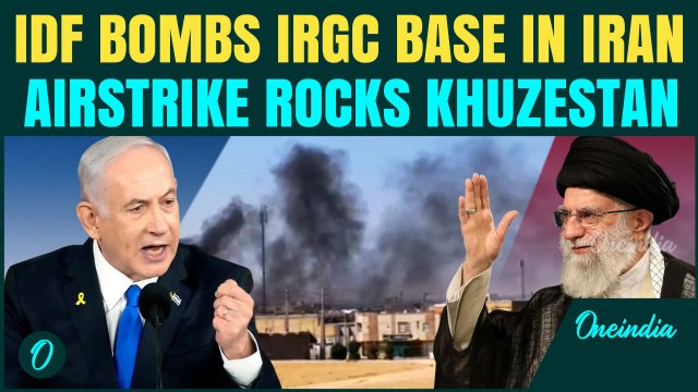 BREAKING: Israel Strikes Iran’s Khuzestan Near Iraq Border | IDF ...