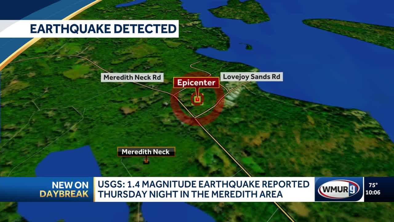 1.4-magnitude earthquake detected in Lakes Region, USGS says