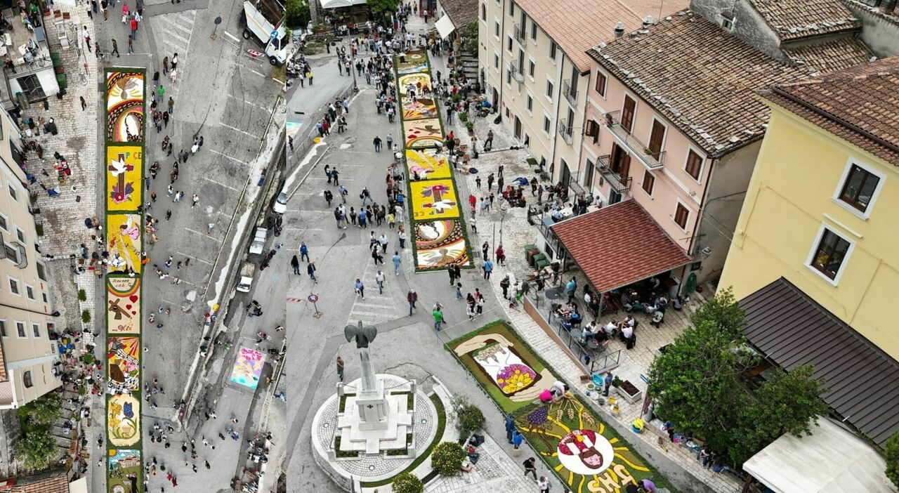Cusano Mutri, torna l'Infiorata: i quadri floreali “invadono” il borgo ...