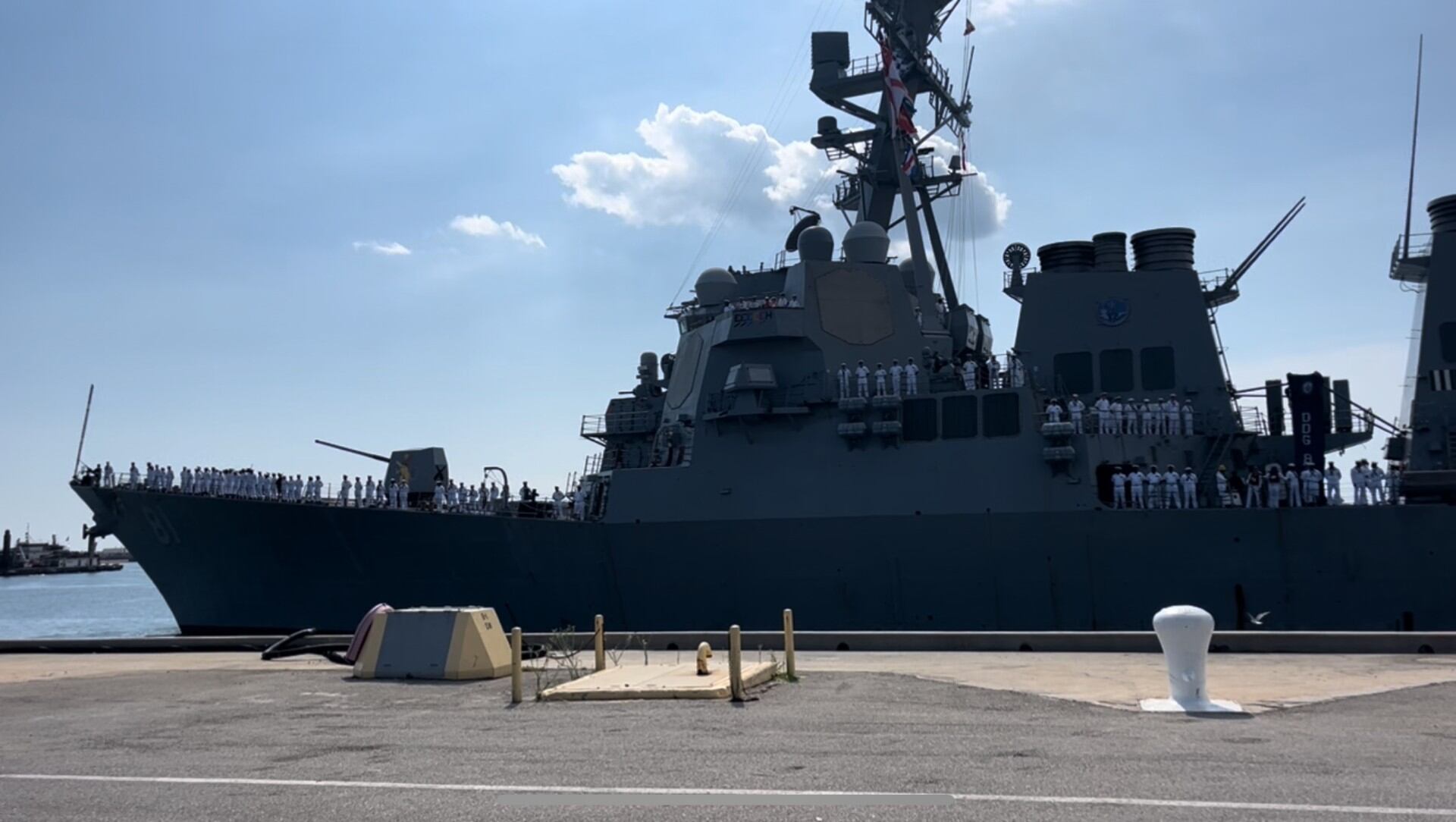 Sailors aboard Mayport-based USS Winston Churchill deploy to aid U.S ...