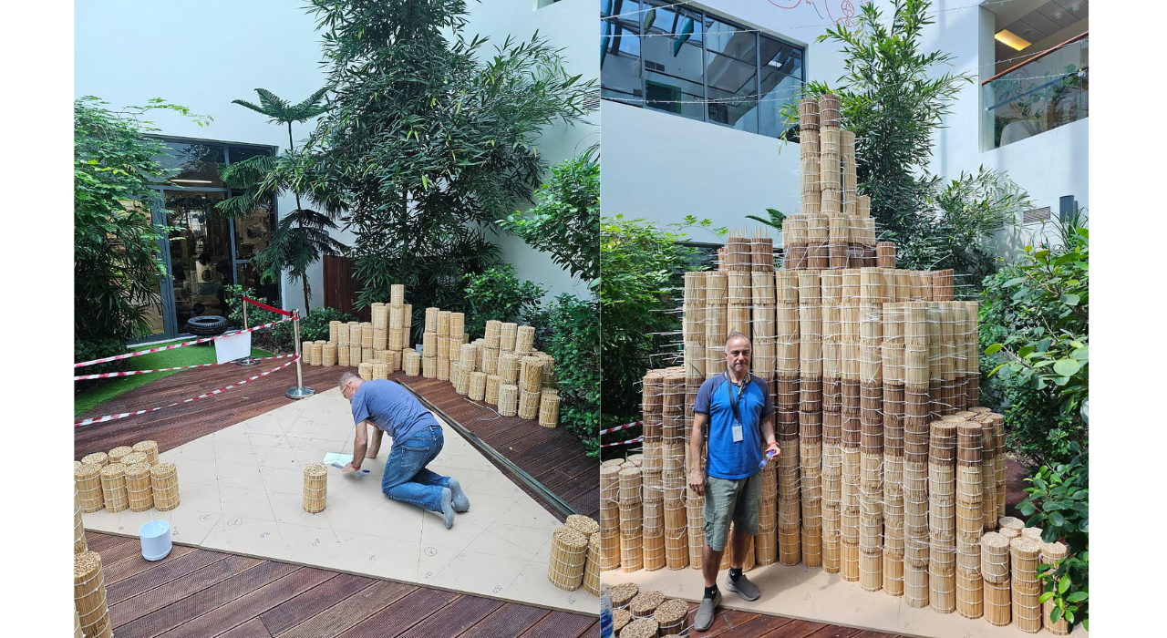 Dubai expat builds mini Burj Khalifa using 2 million recycled chopsticks