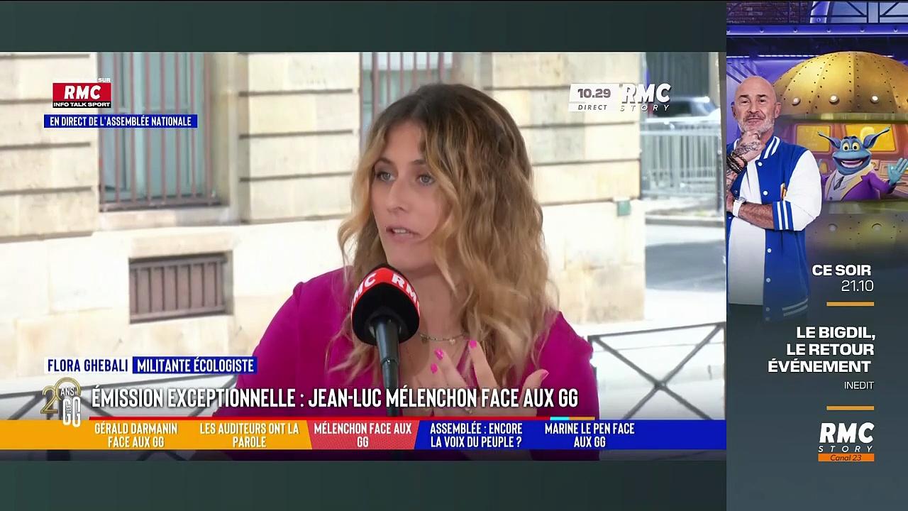 Le clash entre Jean-Luc Mélenchon et la chroniqueuse Flora Ghebali a ...