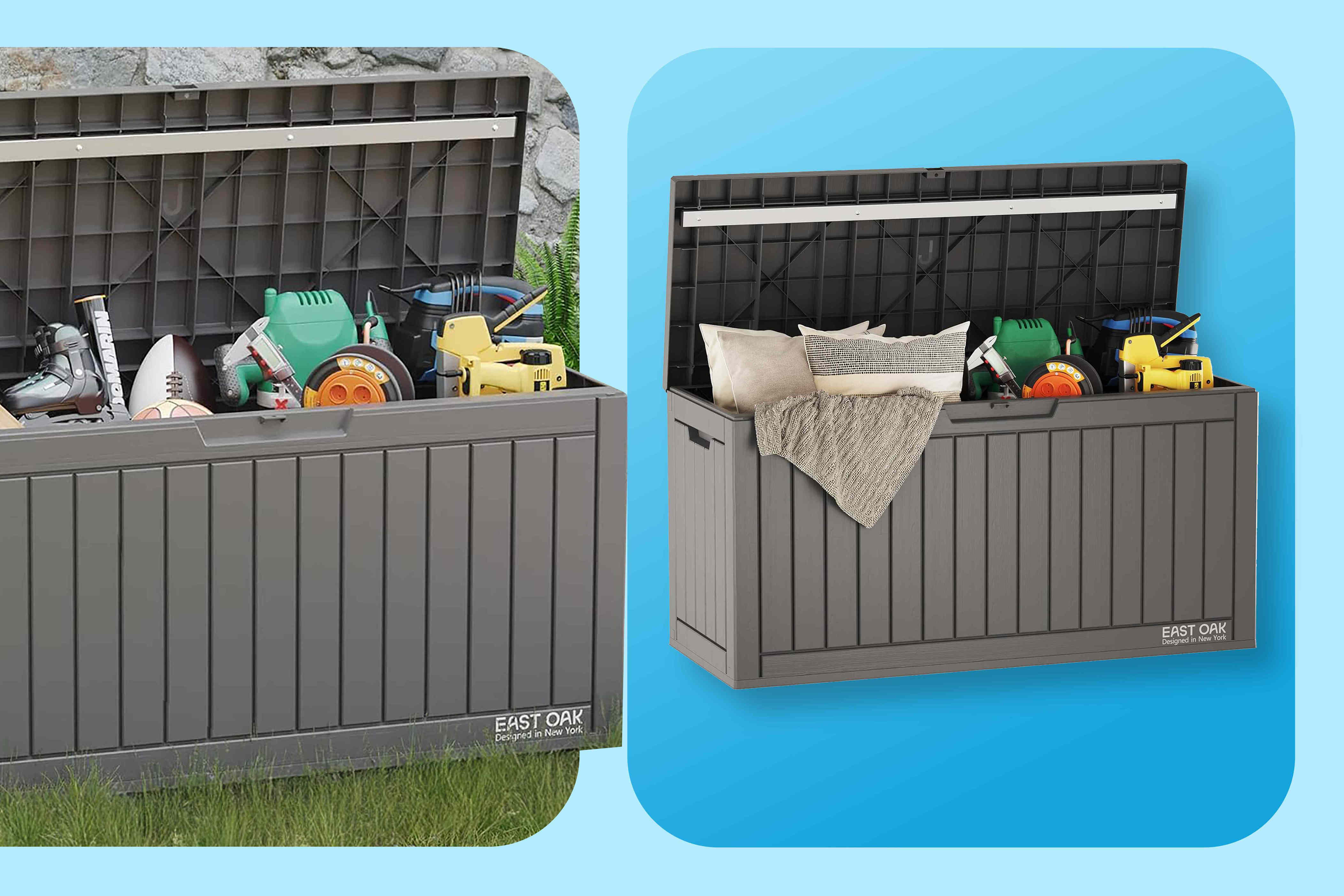This Waterproof Outdoor Storage Box Easily Holds Gardening Equipment ...