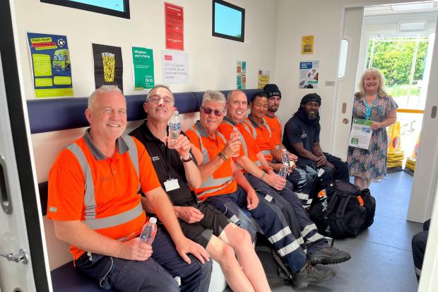 Waste depot staff given free health checks as part of initiative in ...