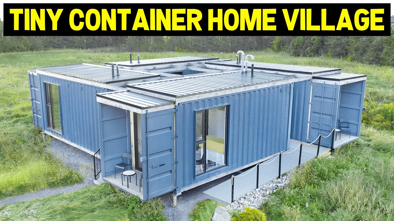 Inside a Tiny Shipping Container Hotel Village