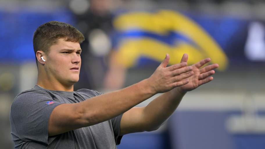 Jim Harbaugh gets ahead of himself with Joe Alt prediction Chargers ...