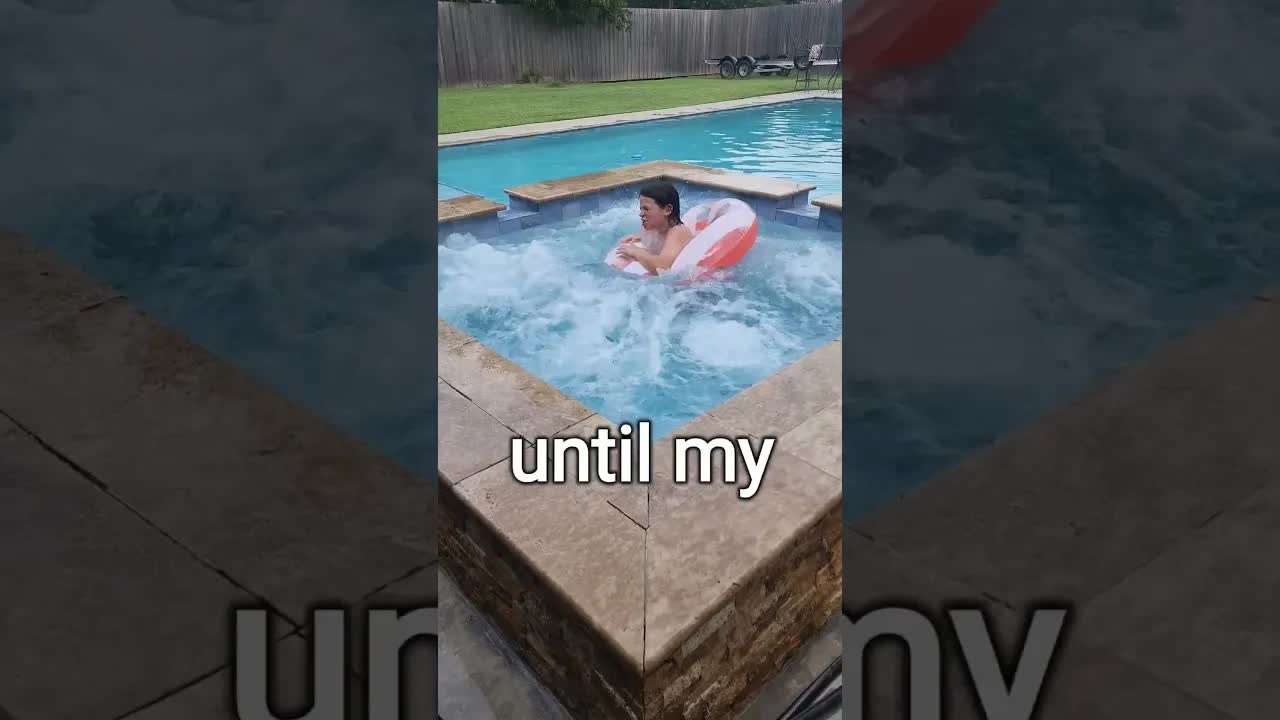 the full life crew: hot tub wave pool fun