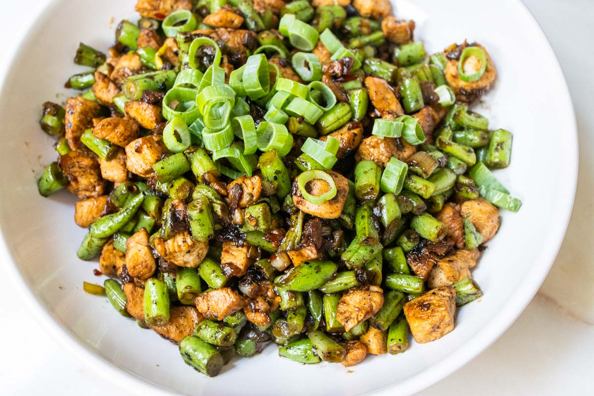 Stir Frying 101 - Spicy Chicken with Green Beans