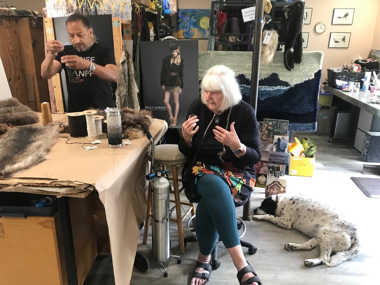 Northern fashion designer learns how to knit fur, hopes to bring skills ...