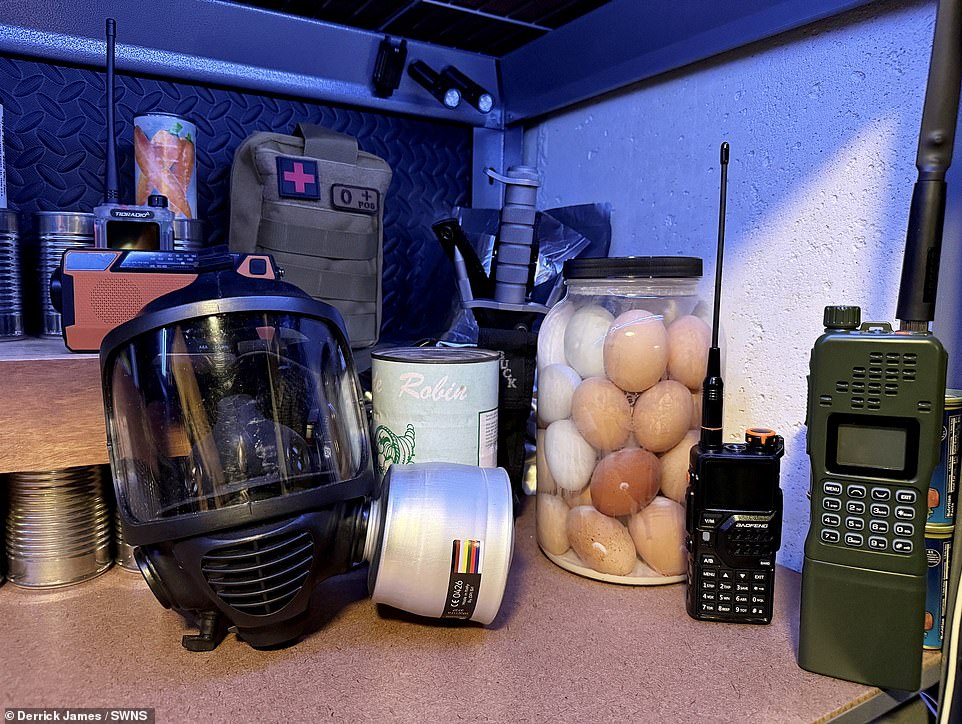 US Doomsday prepper reveals his fallout shelter amid fears of WWIII