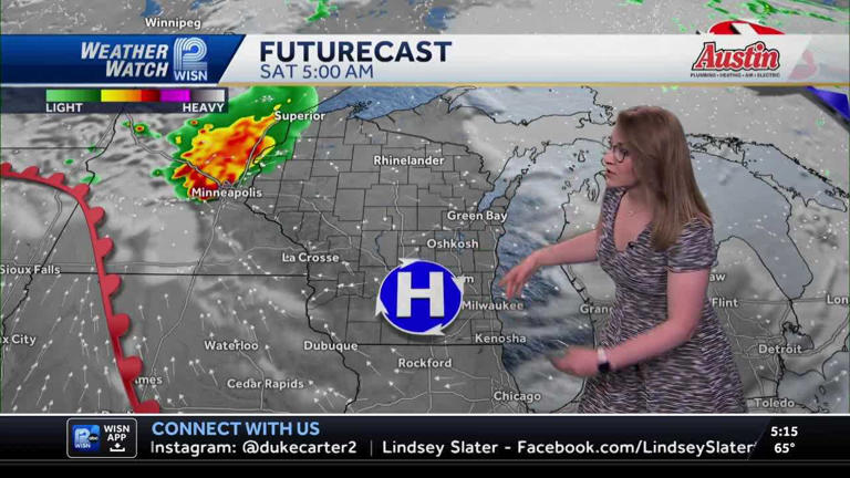 Weather: Warm today, Hot tomorrow